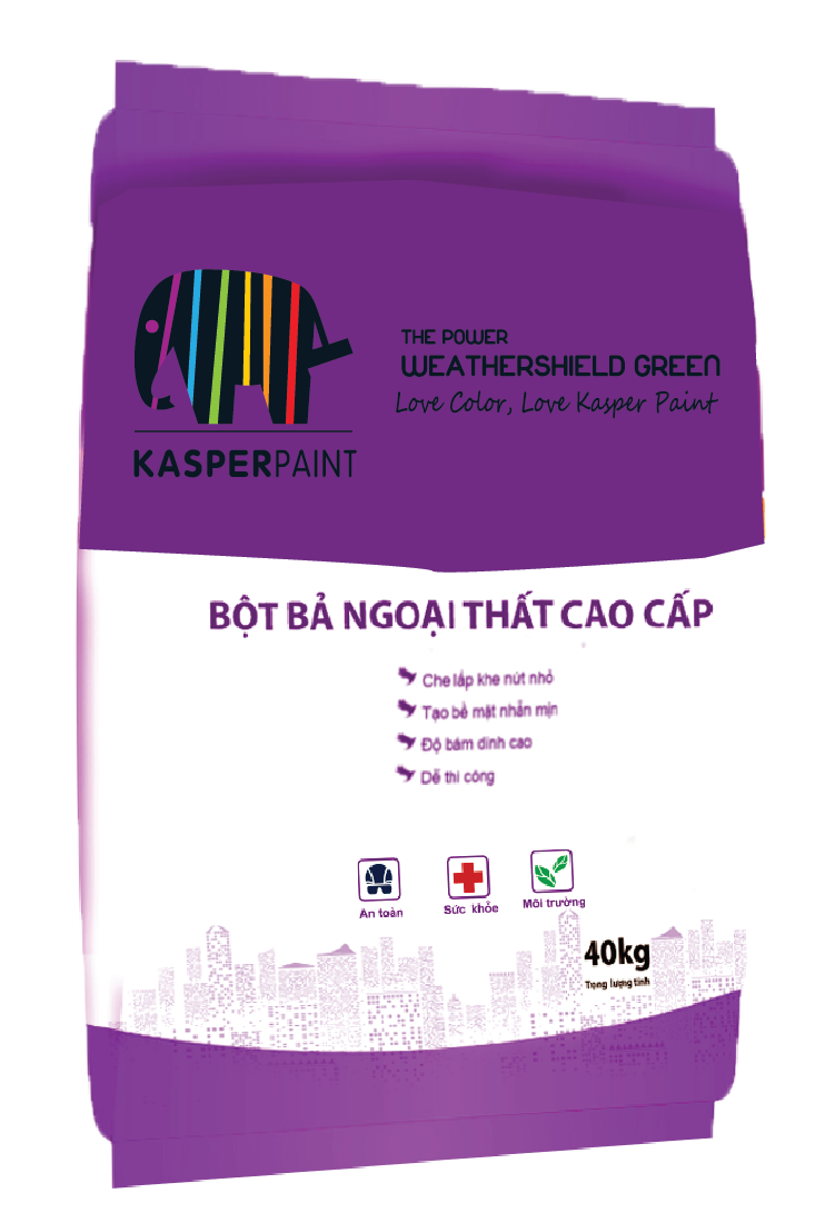 Bột bả NanoGel360 ngoại thất cao cấp - KASPER PAINT